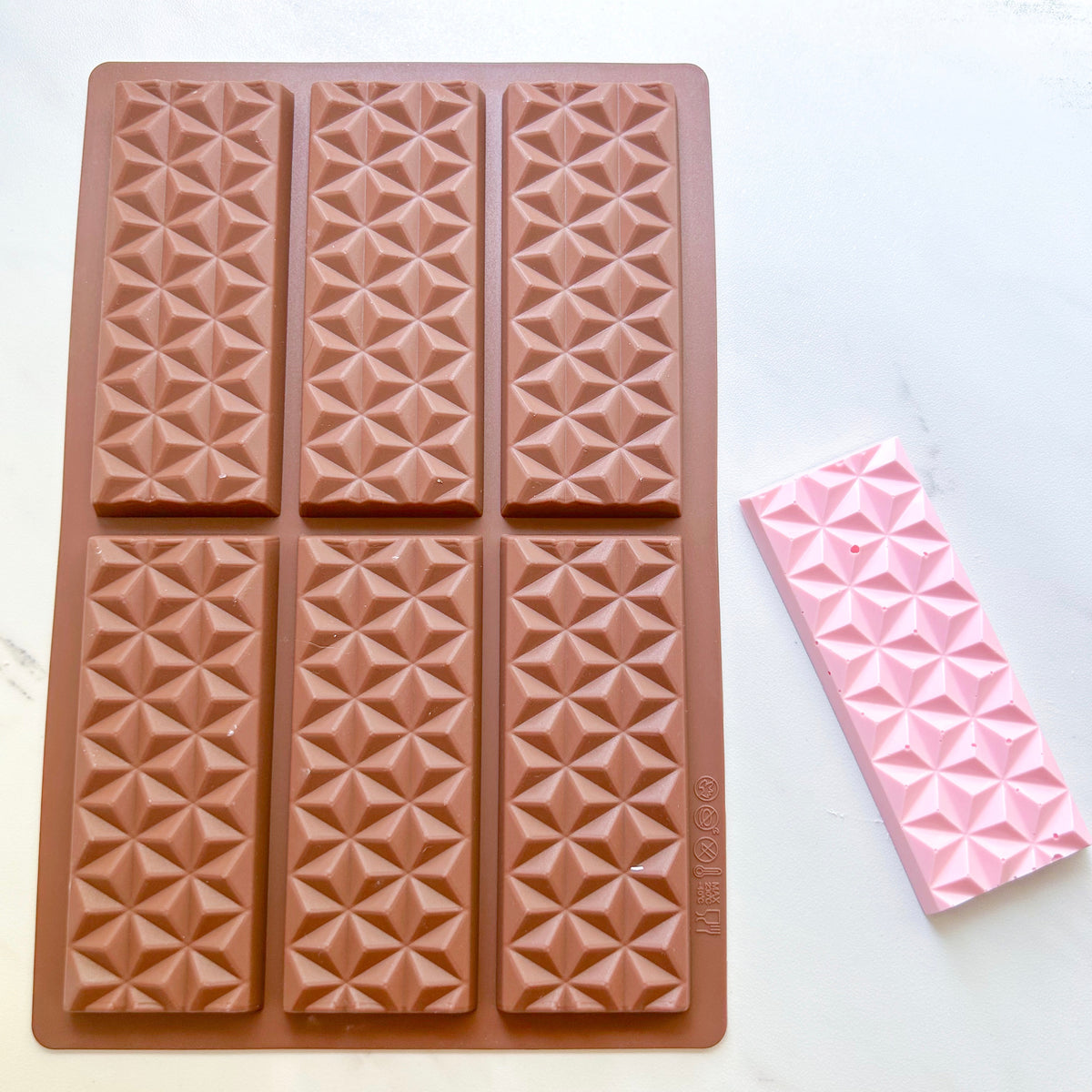 GEOMETRIC CHOCOLATE BAR MAT MOLD – ItWasAllADreamShop