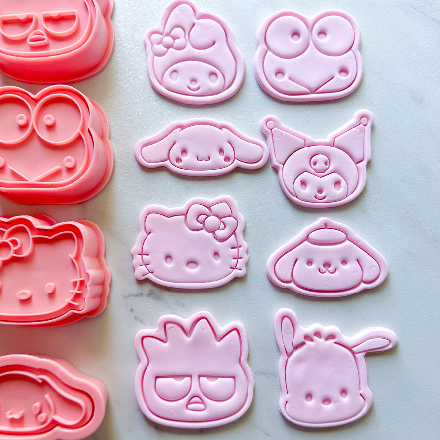 HELLO KITTY AND FRIENDS THEME CUTTERS (8) – ItWasAllADreamShop