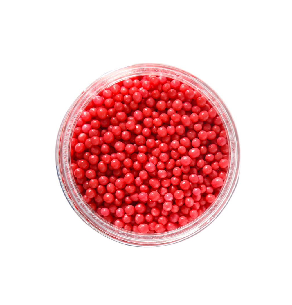 RED CACHOUS (2MM) BY SPRINKS – ItWasAllADreamShop