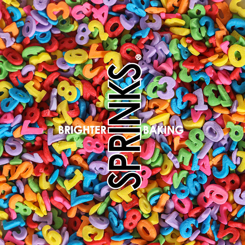 MIXED NUMBERS SPRINKLES BY SPRINKS – ItWasAllADreamShop