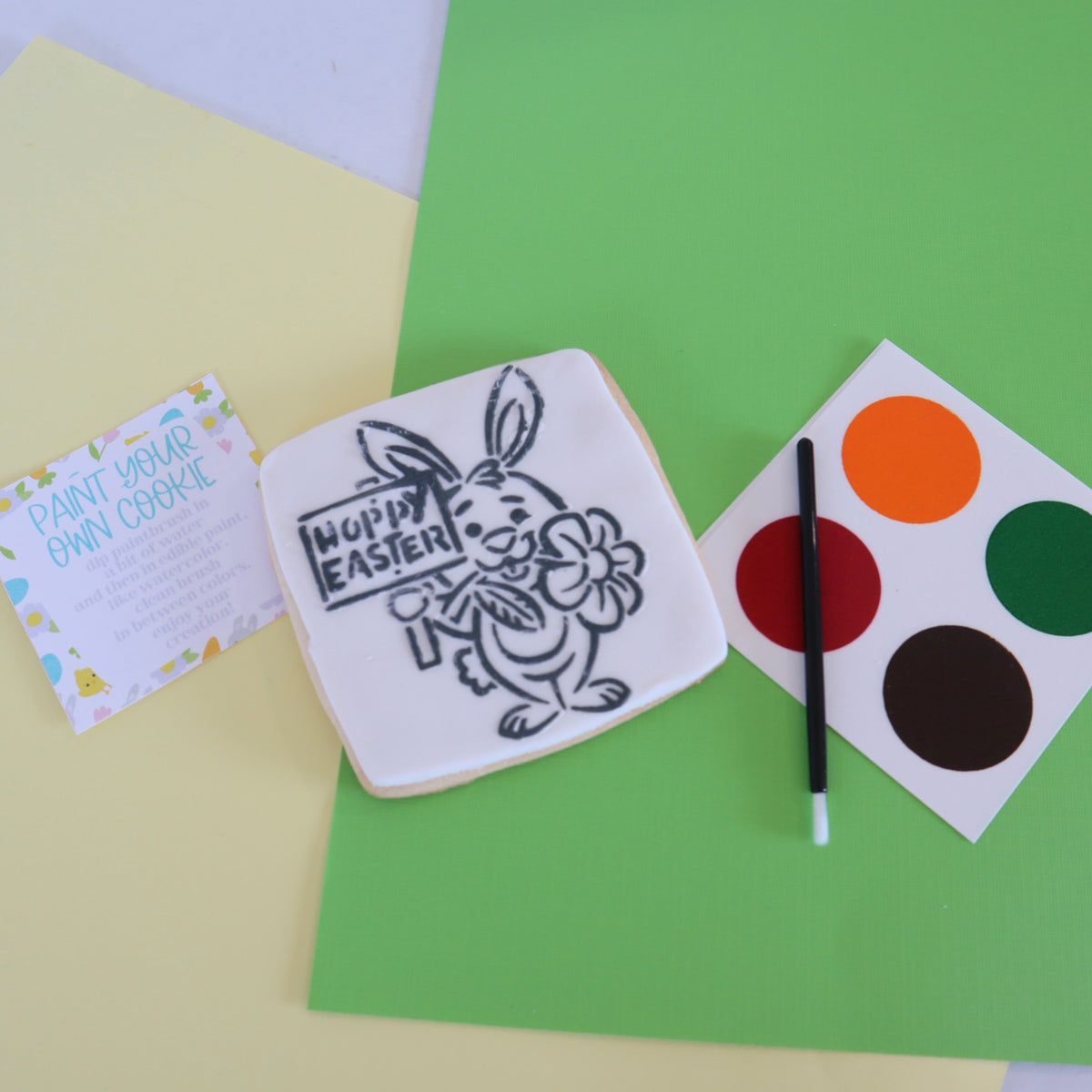 BUNNY AND SIGN PYO STENCIL – ItWasAllADreamShop